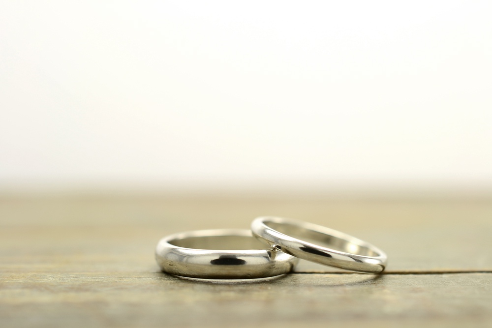 4mm Sterling Silver Simple Wedding Band Ring on Luulla